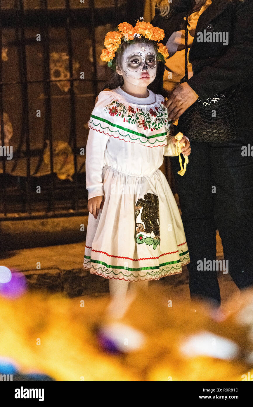 Mexican Skeleton Face Painting Costume