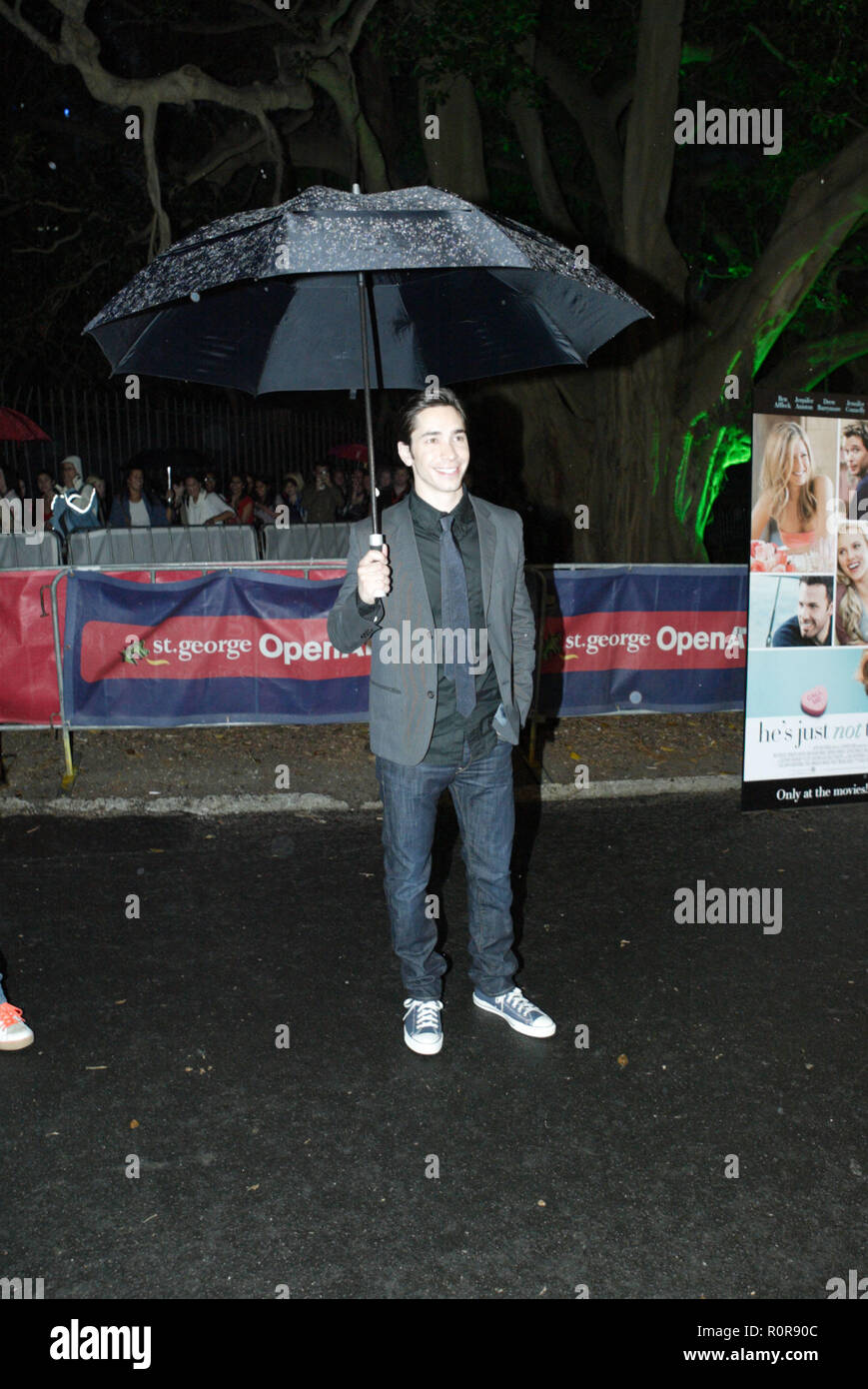 Justin Long and Ginnifer Goodwin The premiere of 'He's Just Not That ...