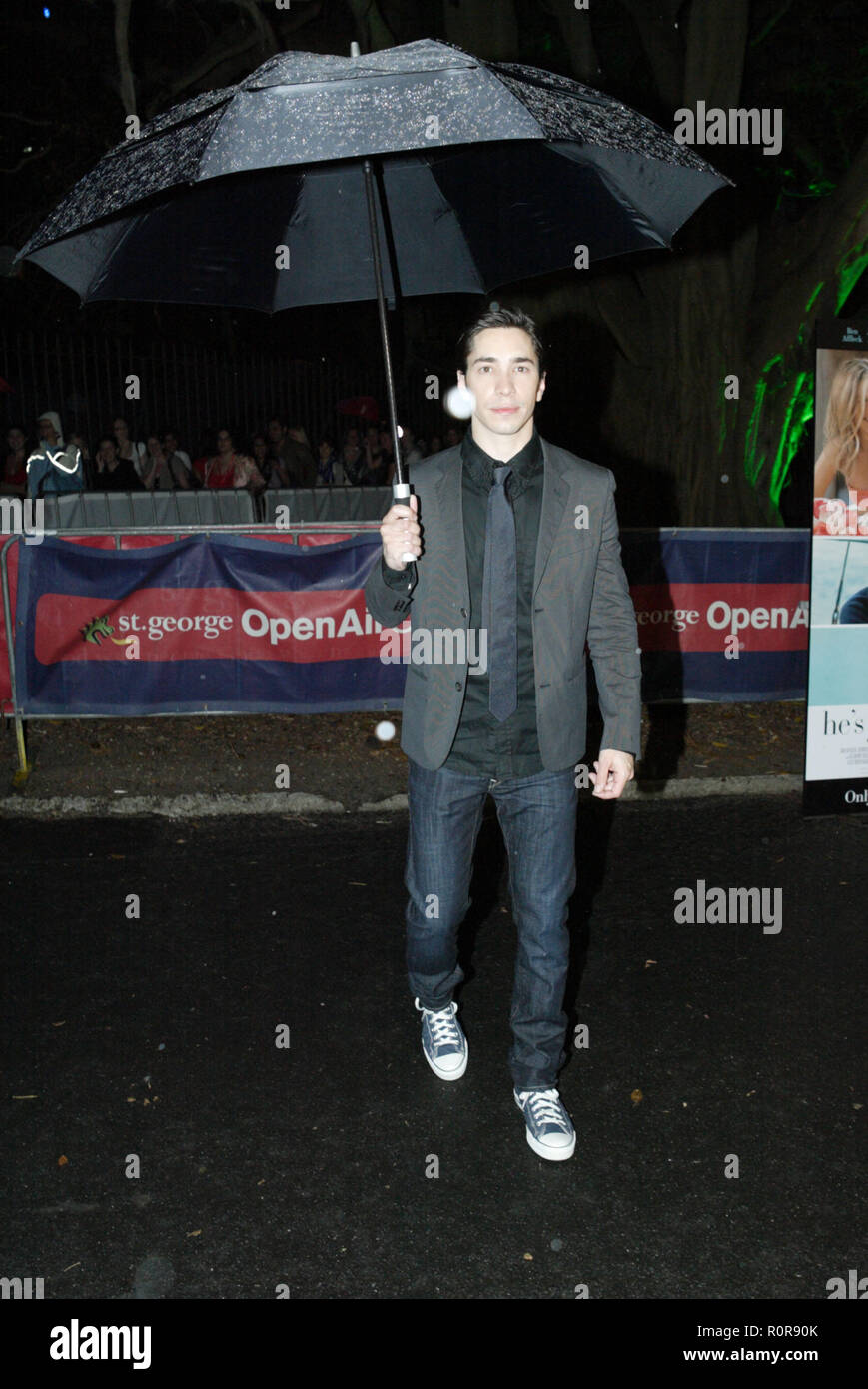 Justin Long and Ginnifer Goodwin The premiere of 'He's Just Not That ...