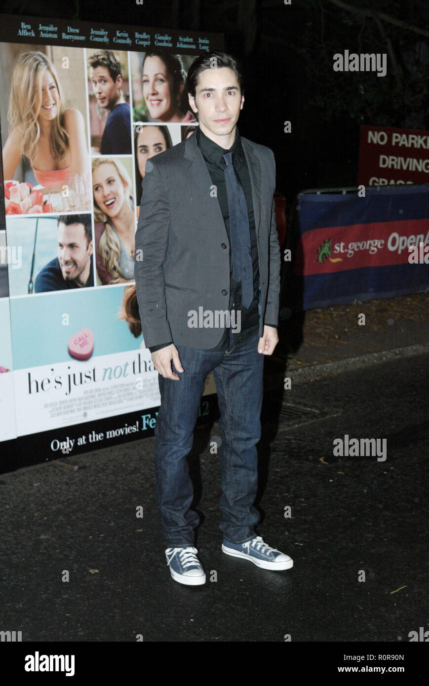 Justin Long and Ginnifer Goodwin The premiere of 'He's Just Not That ...