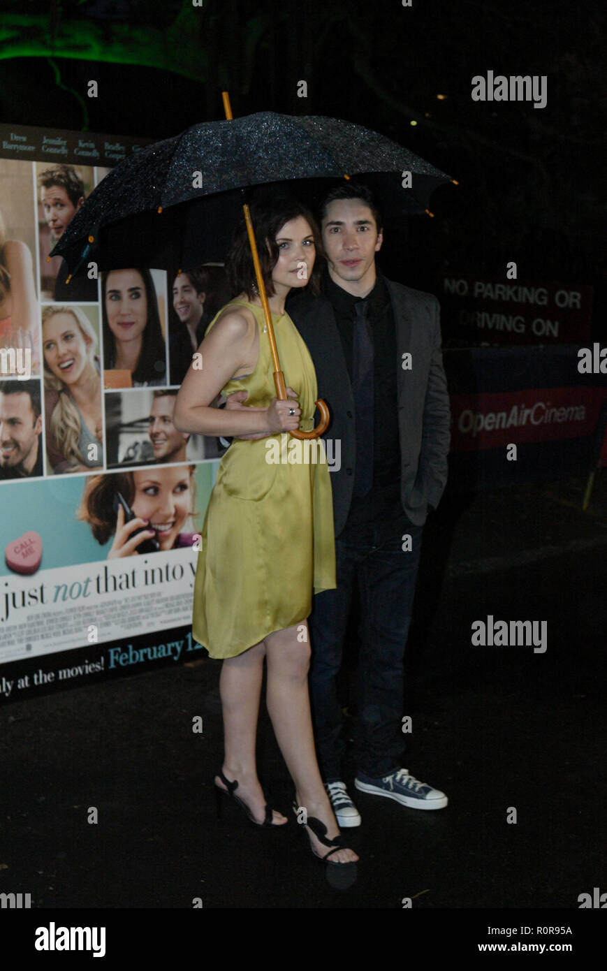 Justin Long and Ginnifer Goodwin The premiere of 'He's Just Not That ...