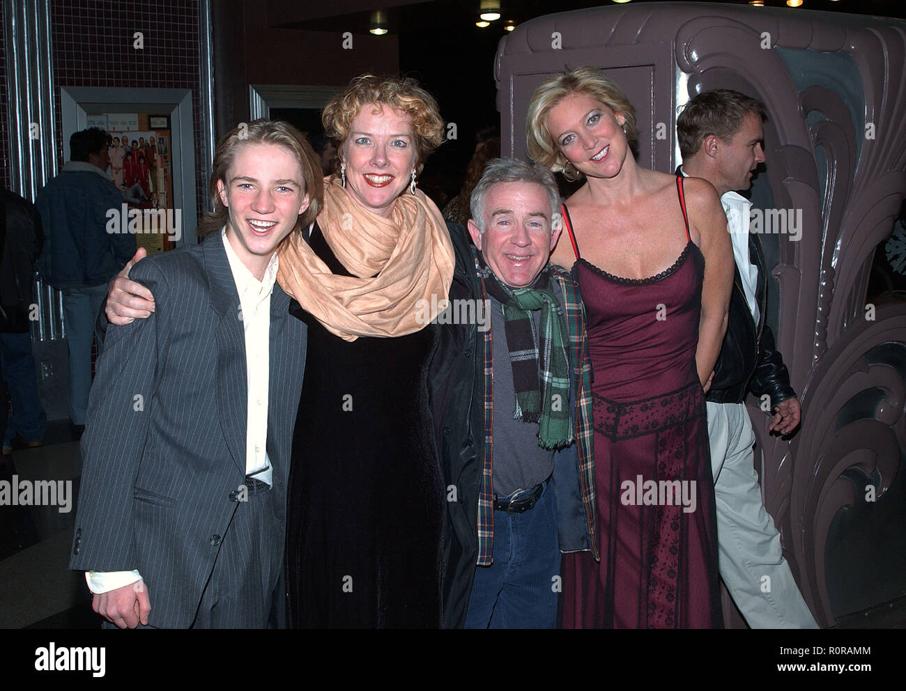 The director Julia Jay Pierrepont III posing with the cast Luke Eberl ...