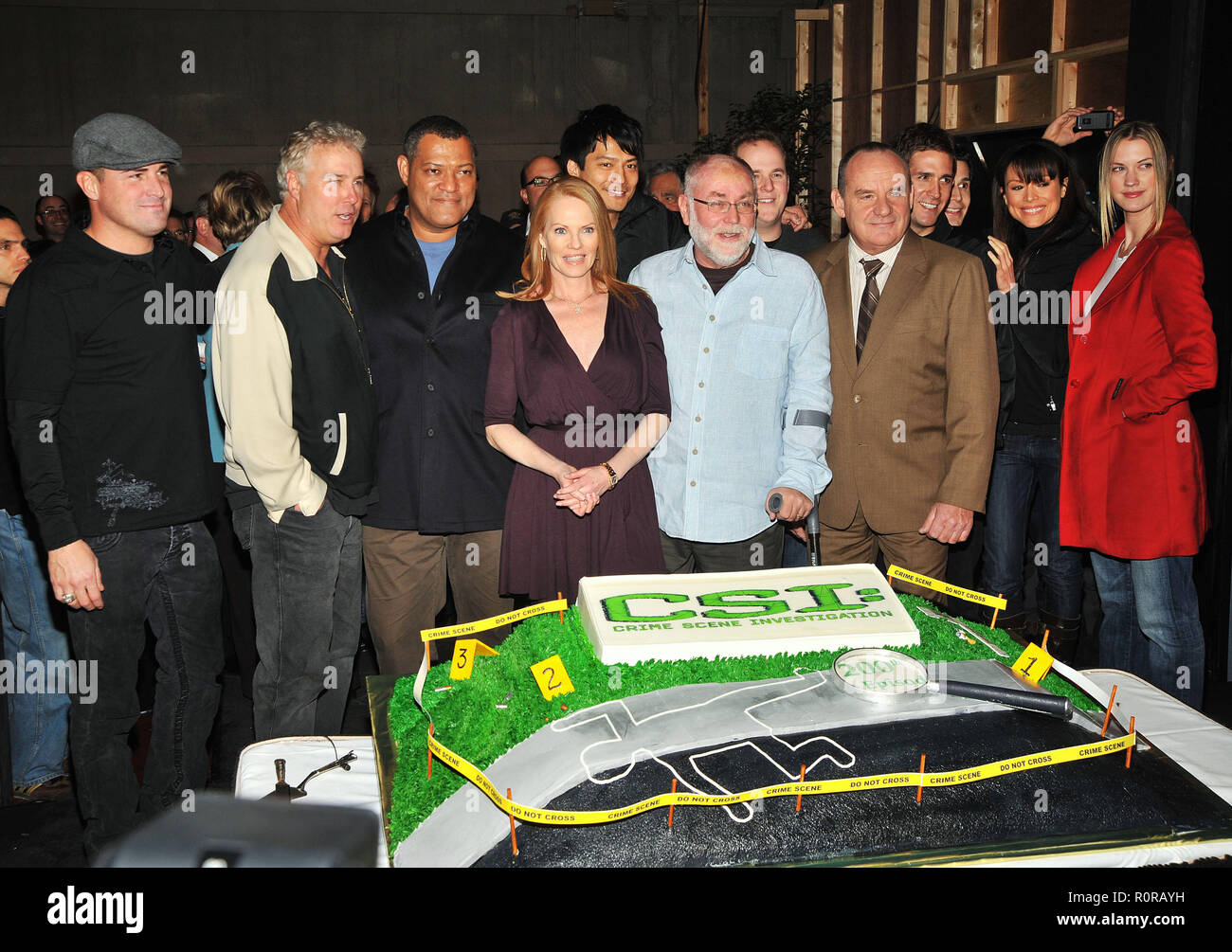 CSI celebrate their 200 Episode at the on the Universal Studio Lot in ...