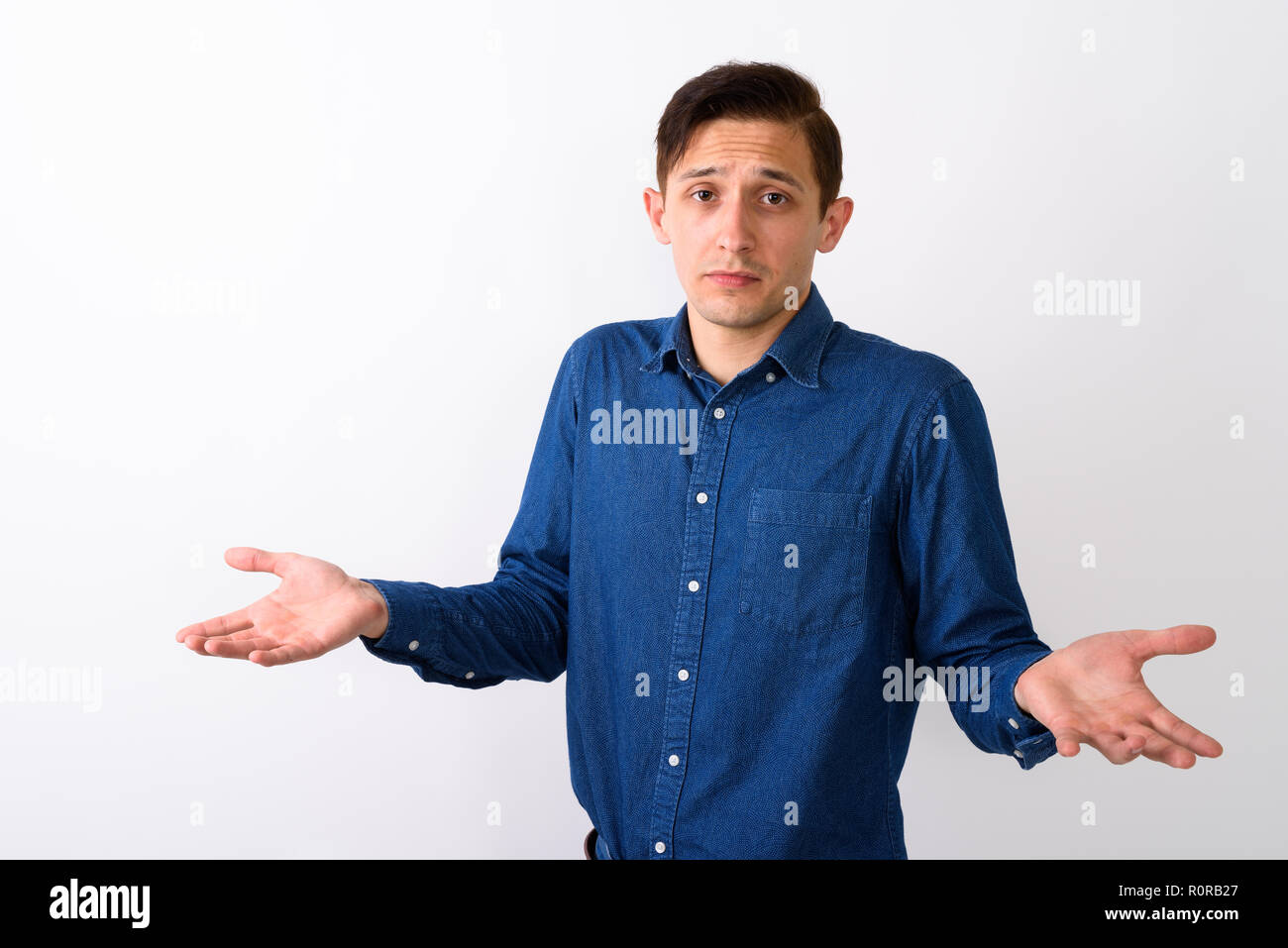 Confused handsome person hi-res stock photography and images - Alamy