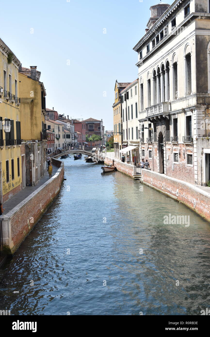 Water channel in Venice Stock Photo - Alamy