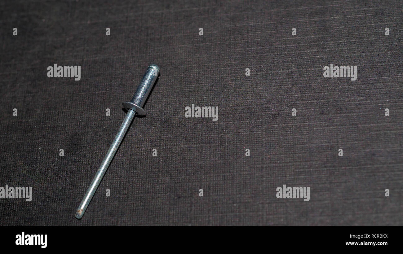 metal blind rived. construction and industrial background Stock Photo ...