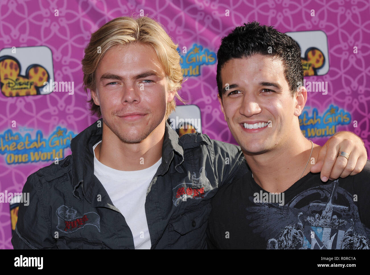 Derek Hough and Mark Ballas - Cheetah Girls One World Premiere at the ...