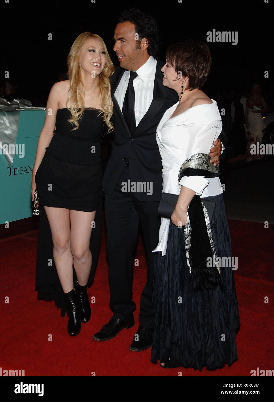 Cast babel director alejandro gonzalez inarritu hi-res stock ...