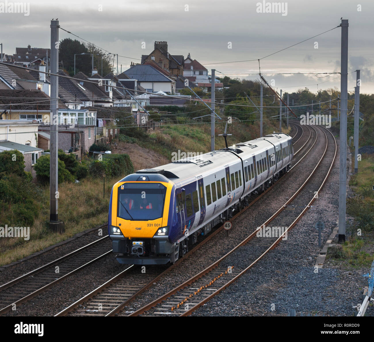 Brand New CAF built class 331 EMU train for Arriva Northern Rail ...