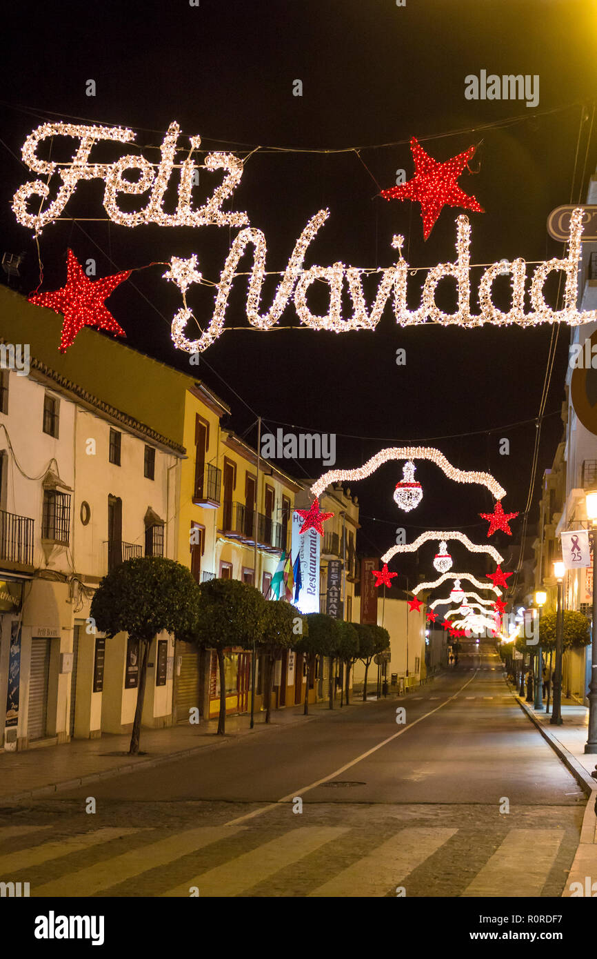 Feliz navidad is spanish for merry christmas hi-res stock photography ...