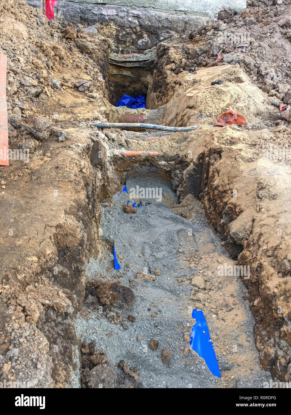 Cable Trench Stock Photos & Cable Trench Stock Images - Alamy