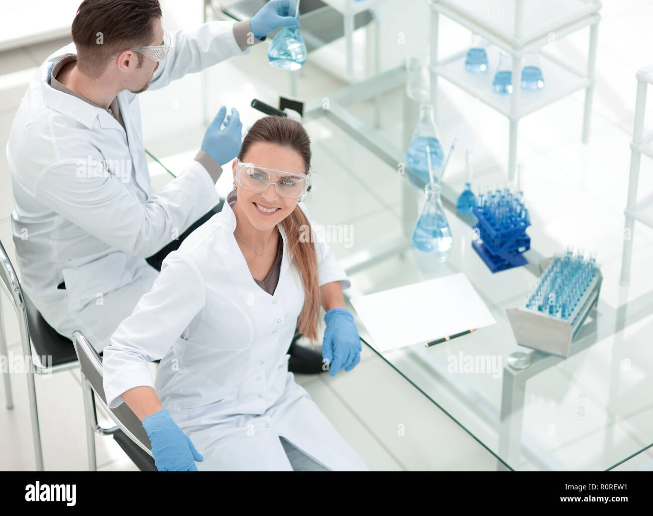Lab techs hi-res stock photography and images - Alamy
