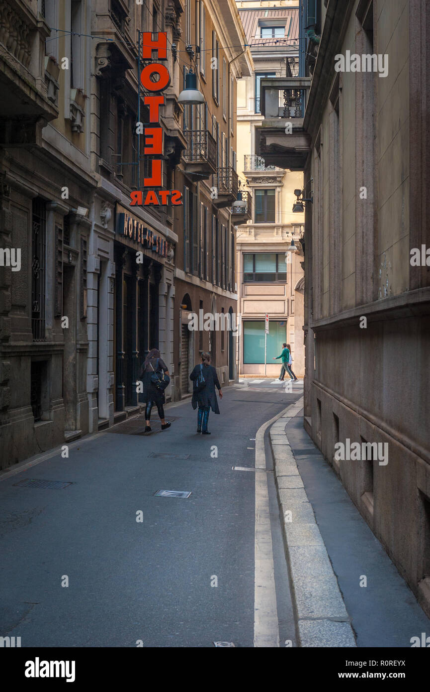 Italy Milan Street Scene Stock Photos & Italy Milan Street Scene Stock ...