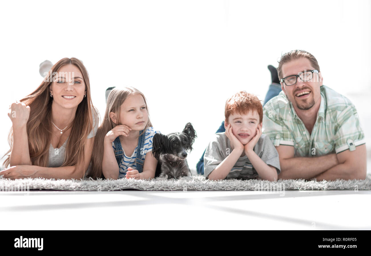 Happy family home Cut Out Stock Images & Pictures - Alamy