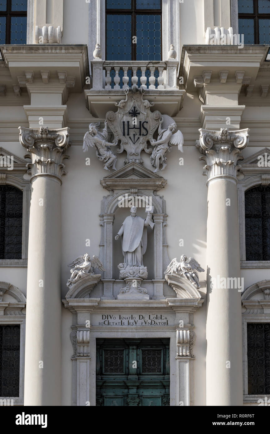 Church of St Ignatius of Loyola (Chiesa di Sant'Ignazio) detail ...