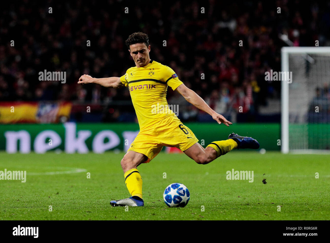 Borussia Dortmund's Thomas Delaney during UEFA Champions League match ...