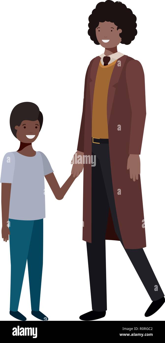 father and son avatar character Stock Vector Image & Art - Alamy