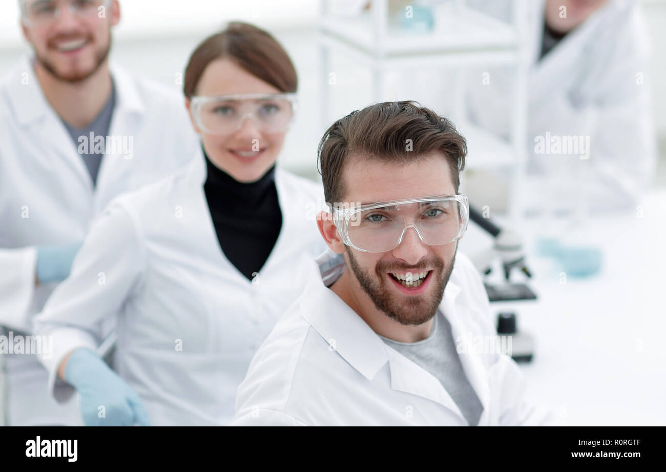 group of promising young scientists Stock Photo - Alamy