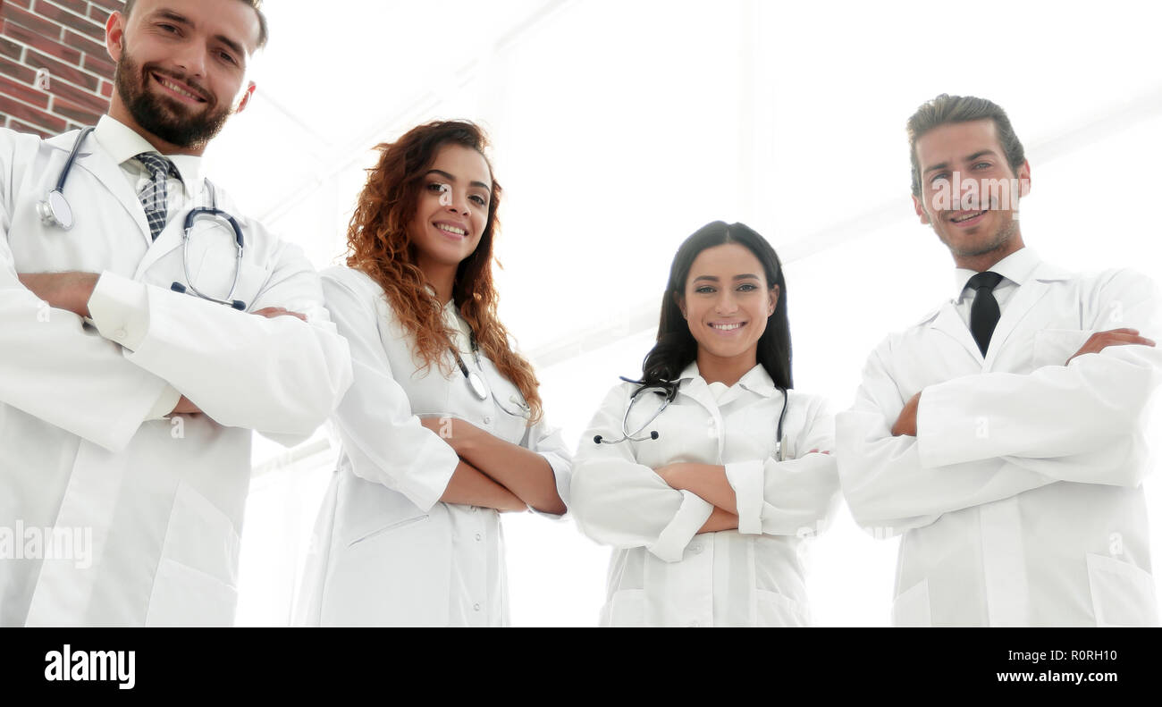 closeup.a group of doctors Stock Photo - Alamy