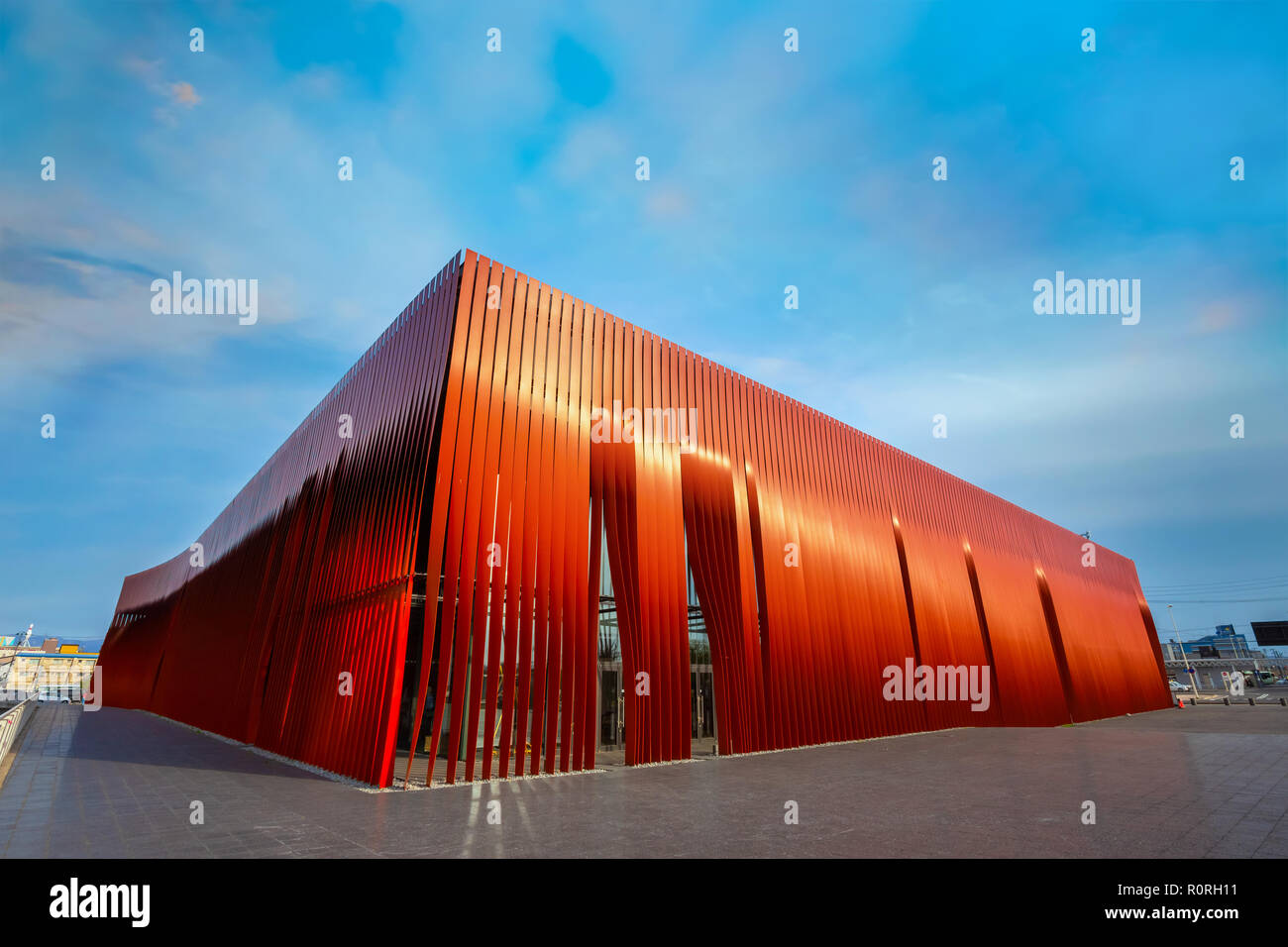 Aomori, Japan - April 23 2018: The Nebuta Warasse Museum is a great ...
