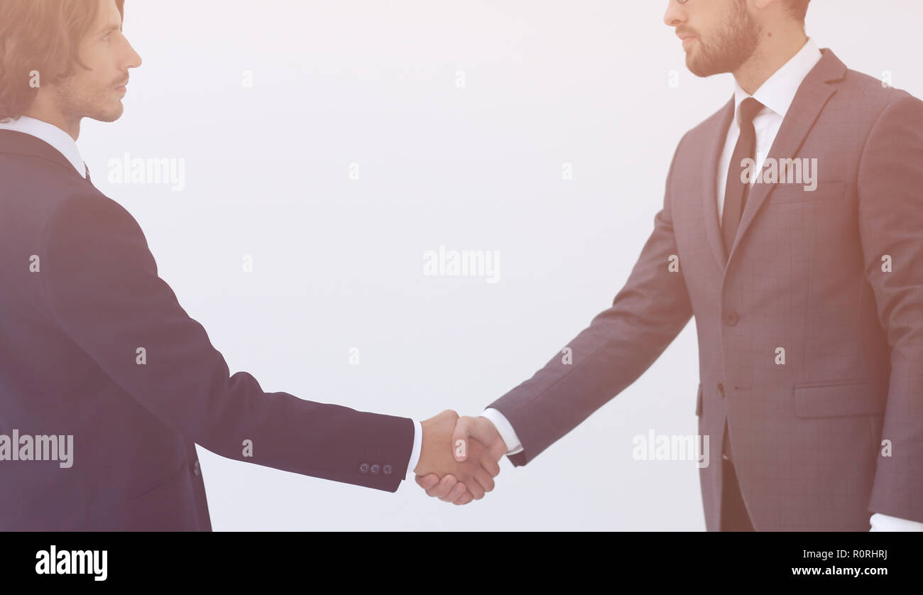 two men meeting and greet Stock Photo - Alamy