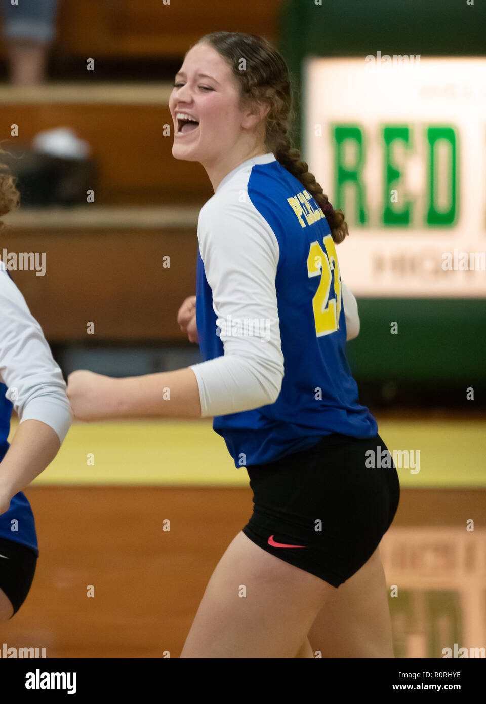 University Prep of Redding in volleyball action against Pierce High ...