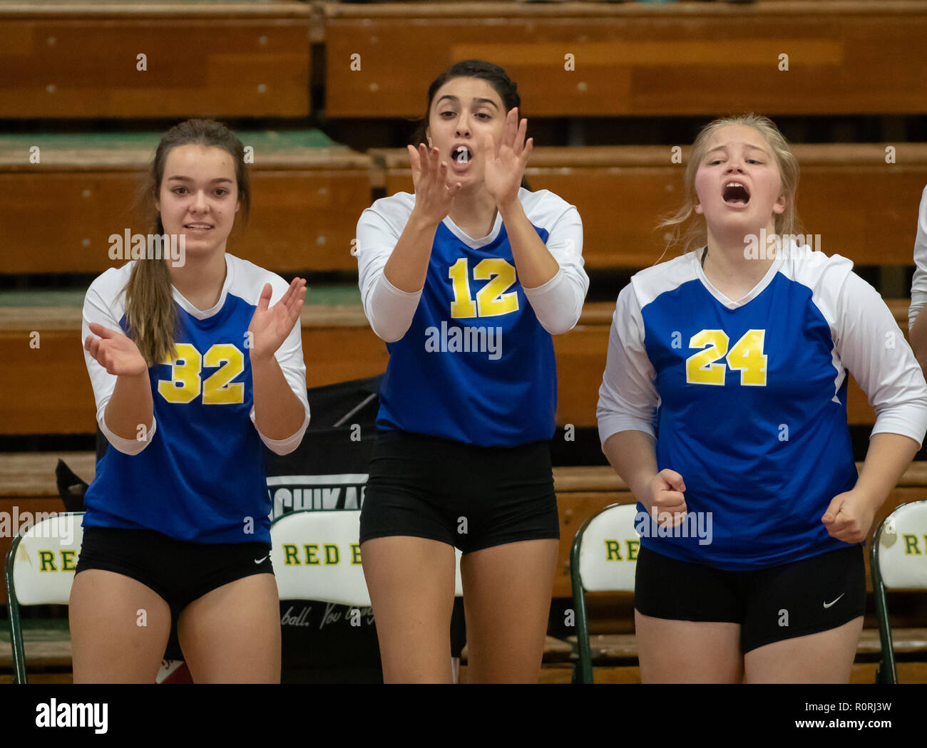 University Prep of Redding in volleyball action against Pierce High ...