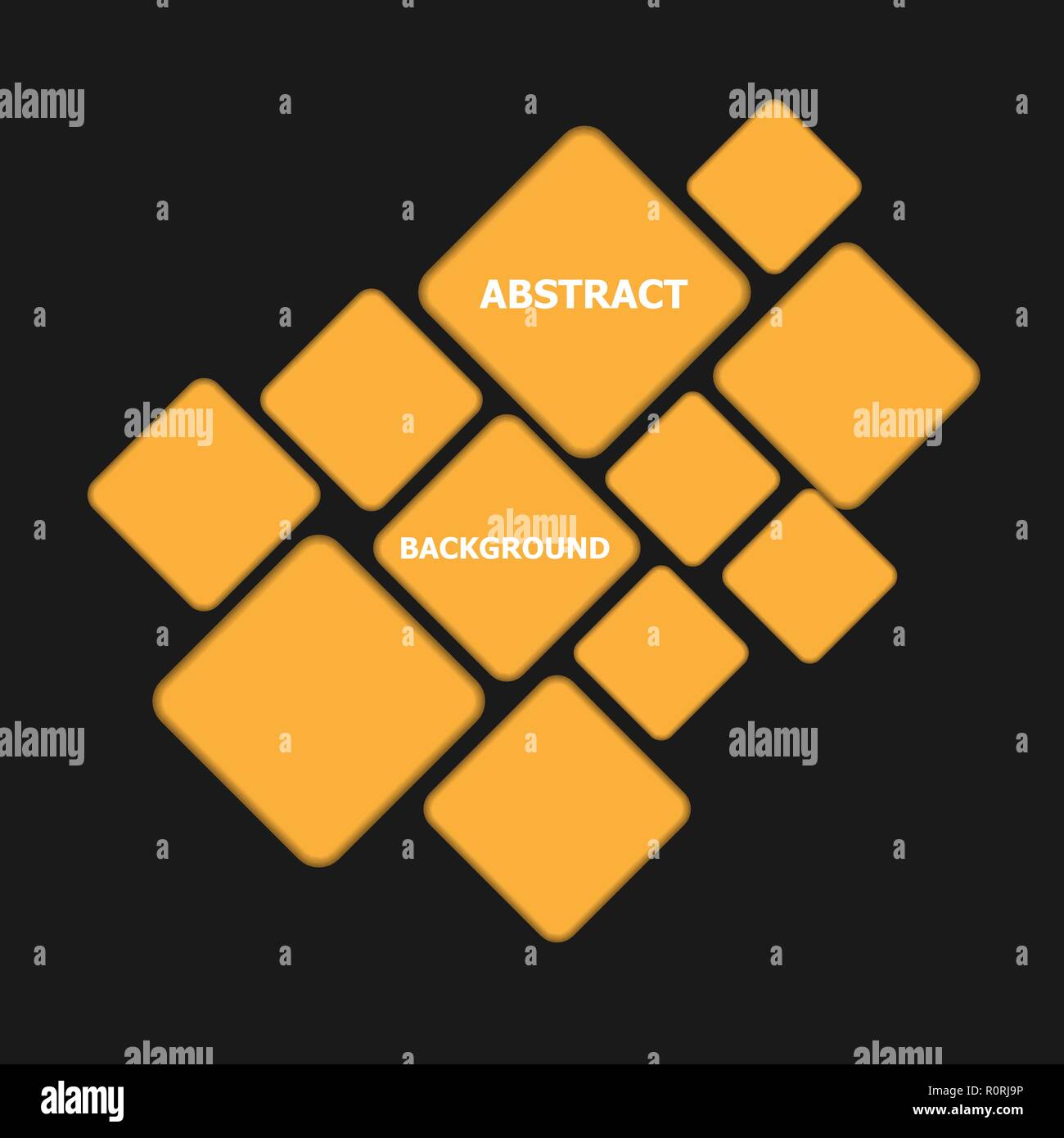 Abstract background with orange rhombus, stock vector Stock Vector ...