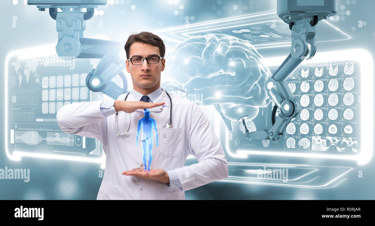 Telehealth concept with doctor doing remote check-up Stock Photo - Alamy