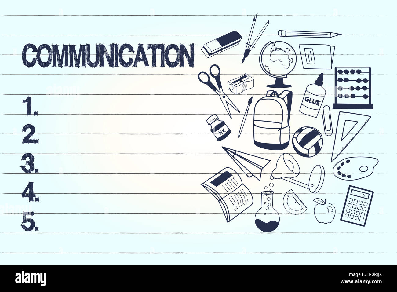 Conceptual hand writing showing Communication. Business photo text ...