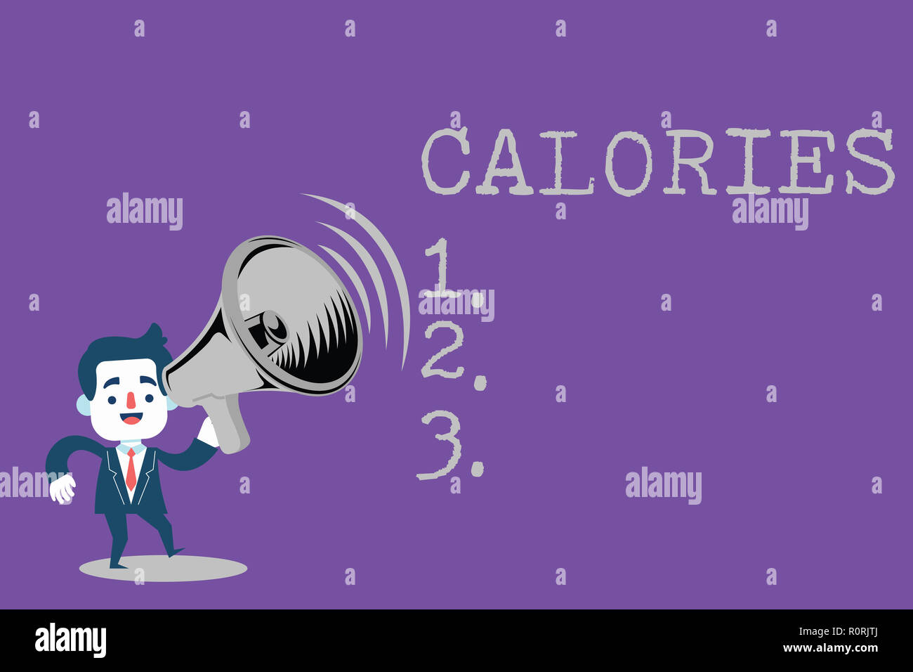 Text sign showing Calories. Conceptual photo Energy released by food as ...