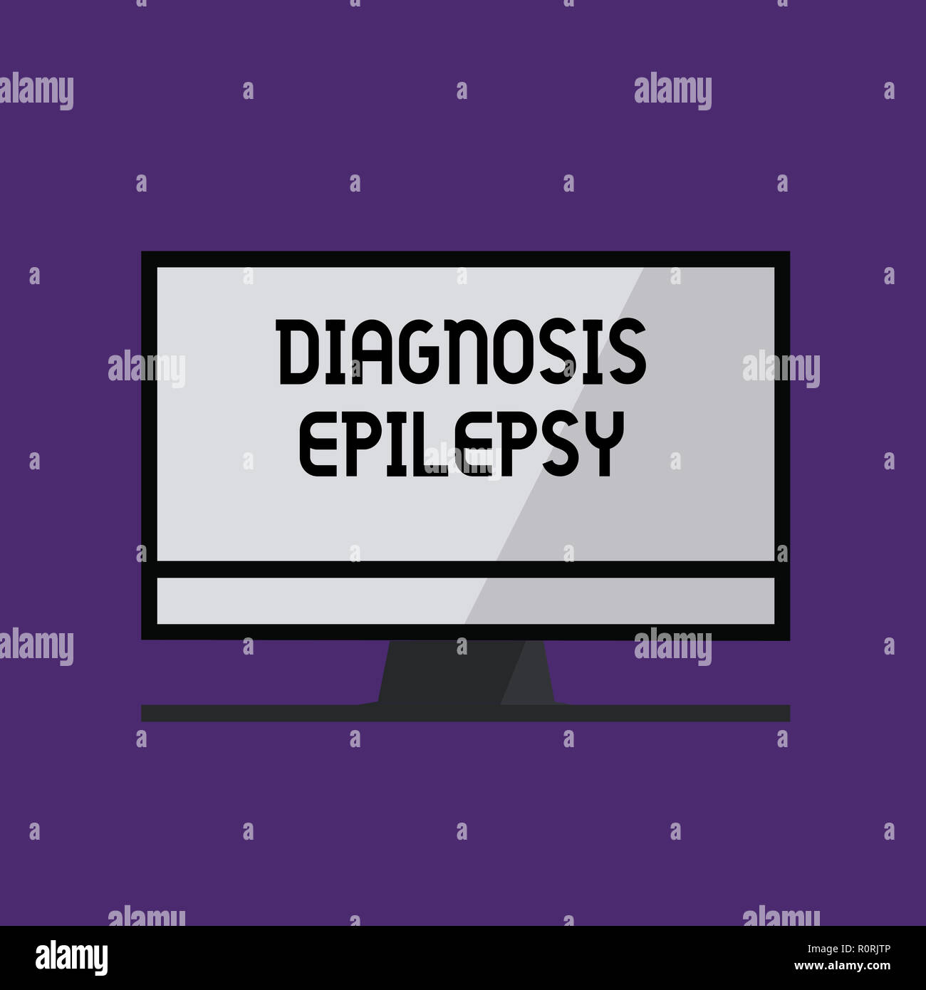 Writing note showing Diagnosis Epilepsy. Business photo showcasing ...