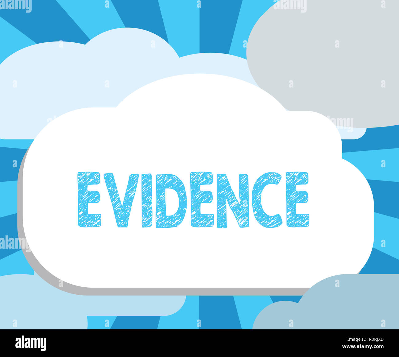 Writing note showing Evidence. Business photo showcasing available body ...