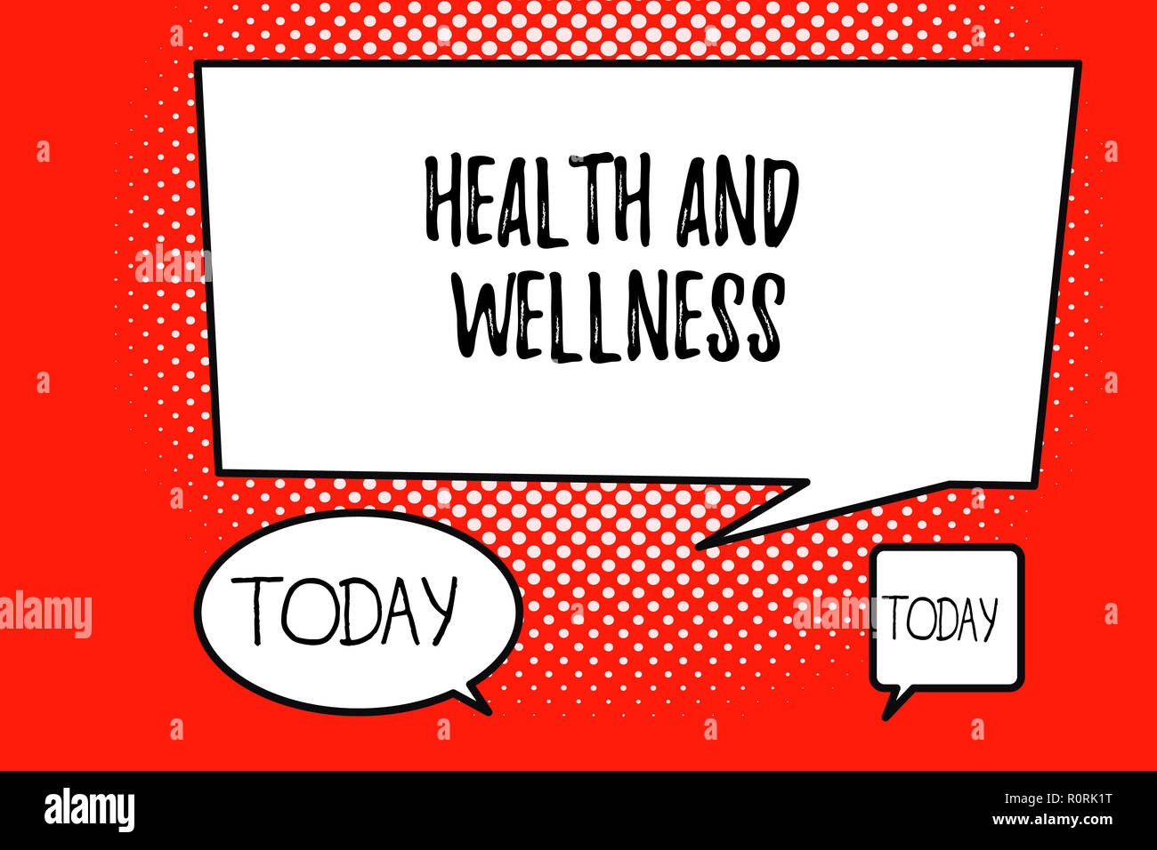 Word writing text Health And Wellness. Business concept for state of ...