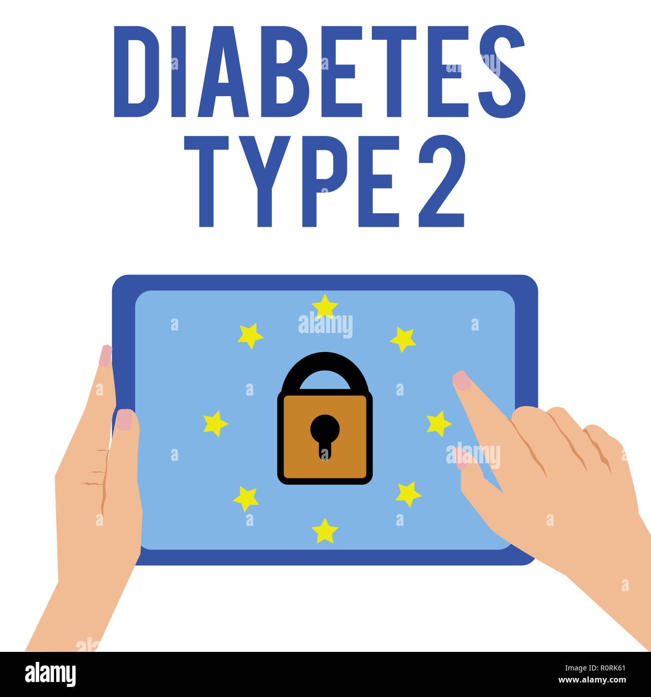 Word writing text Diabetes Type 2. Business concept for condition which ...