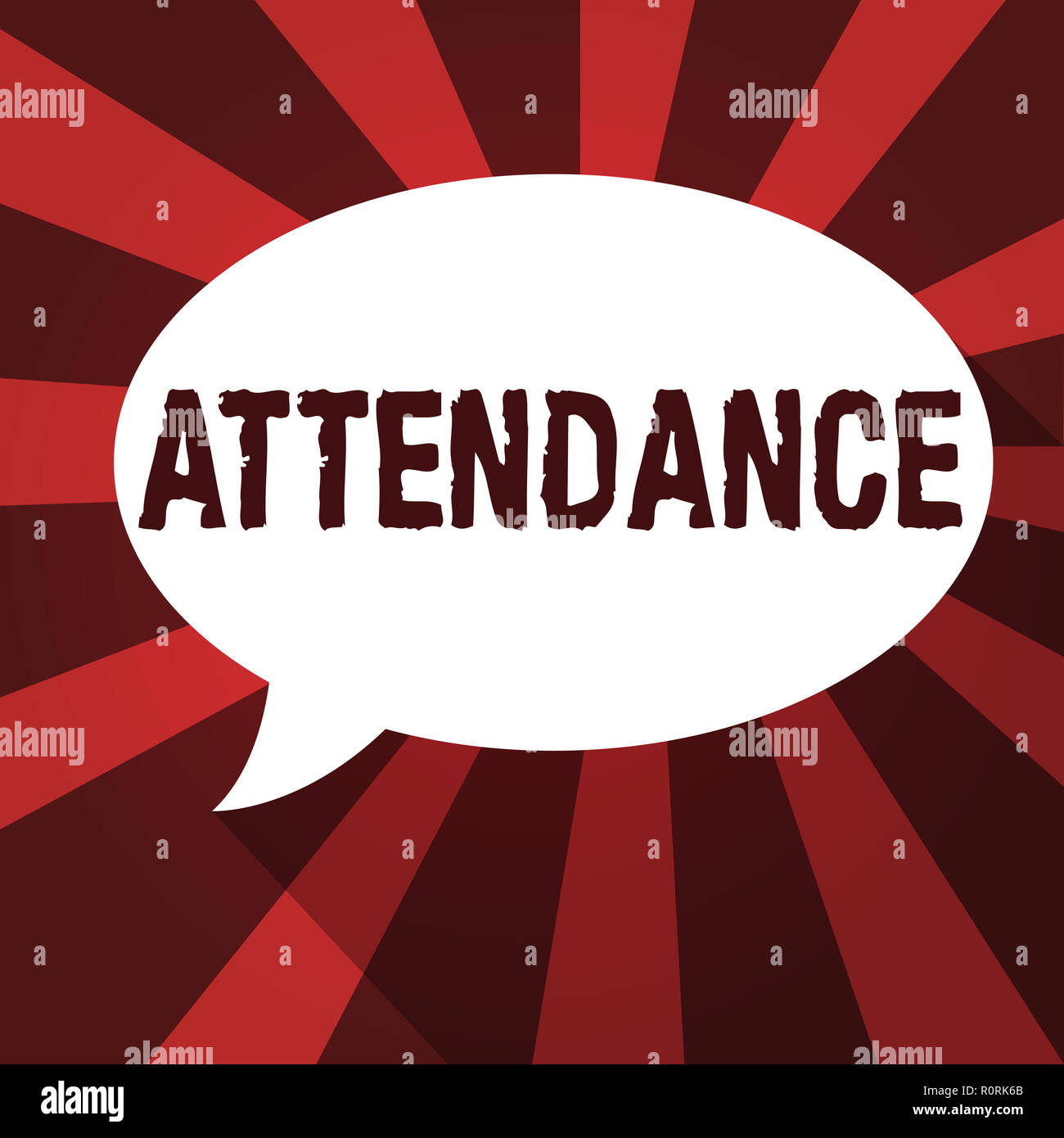 Word writing text Attendance. Business concept for Going regularly ...