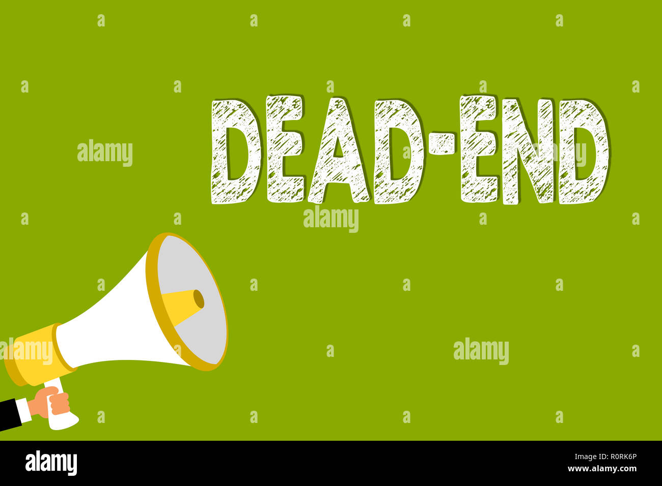 Word writing text Dead End. Business concept for reaching limit of road ...
