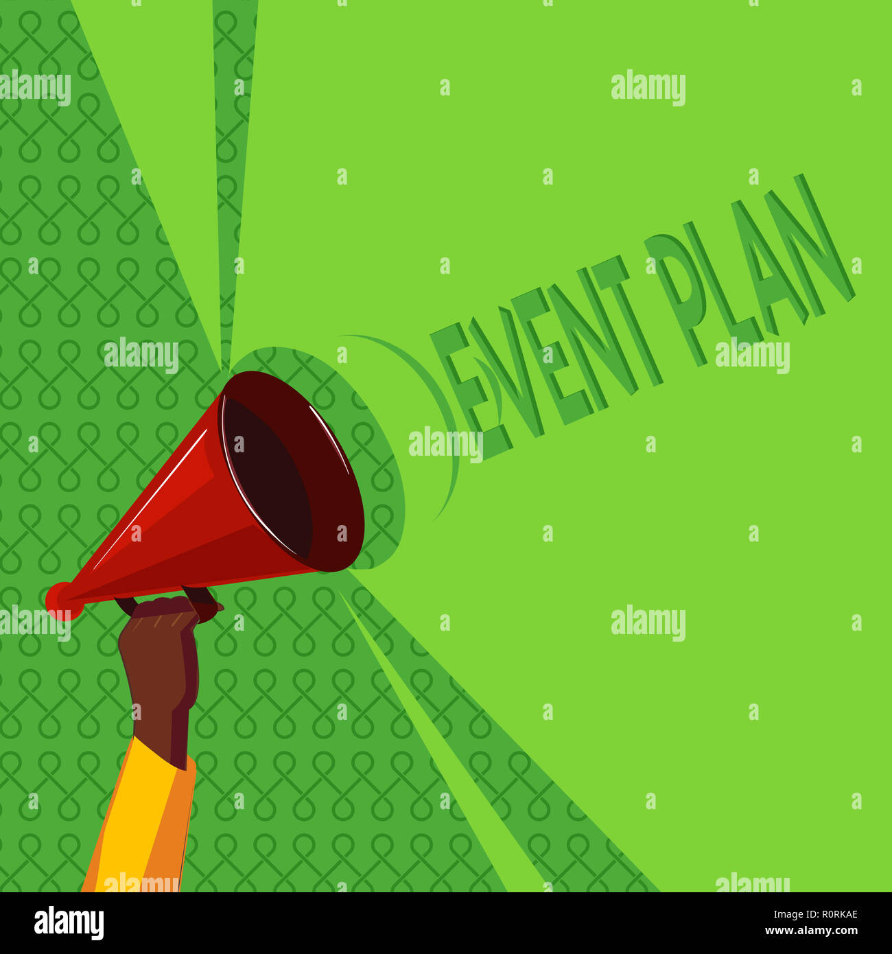 Handwriting text writing Event Plan. Concept meaning Process of ...