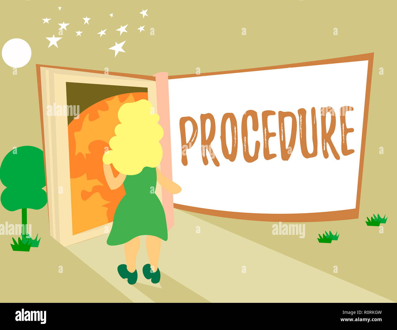 Writing note showing Procedure. Business photo showcasing Established ...