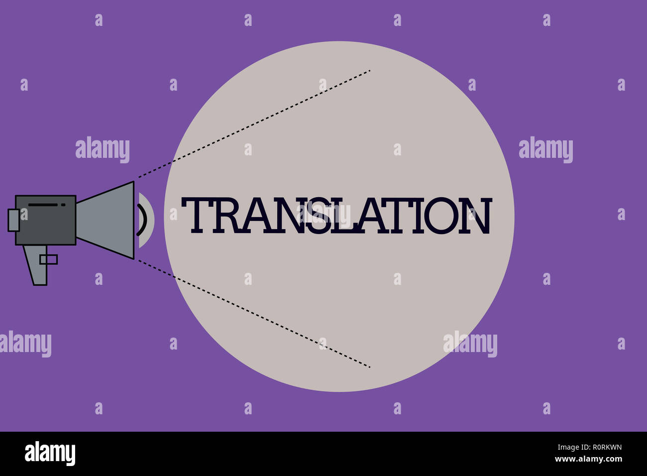 Text sign showing Translation. Conceptual photo Process of translating ...