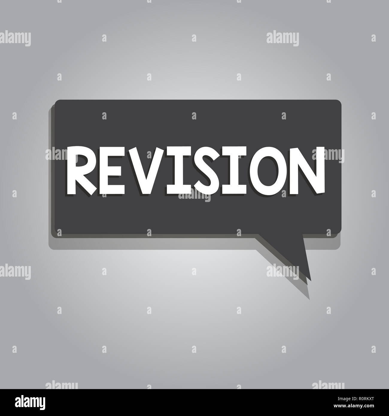 Text sign showing Revision. Conceptual photo revised edition or form ...