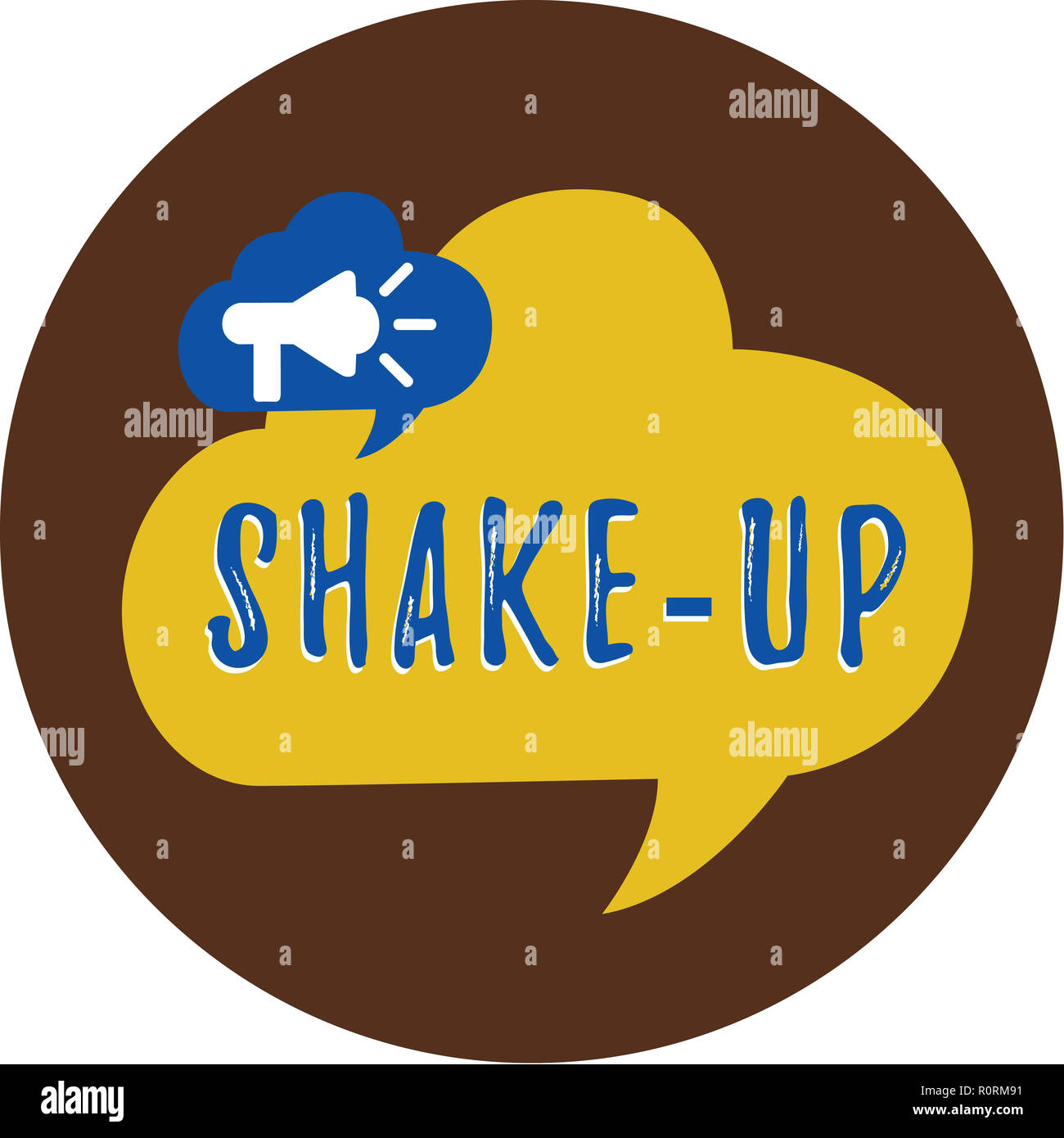 Handwriting text writing Shake Up. Concept meaning way of meeting ...