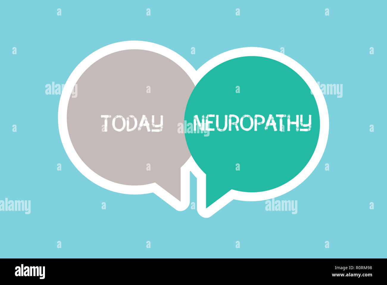 Writing note showing Neuropathy. Business photo showcasing Malfunctions ...