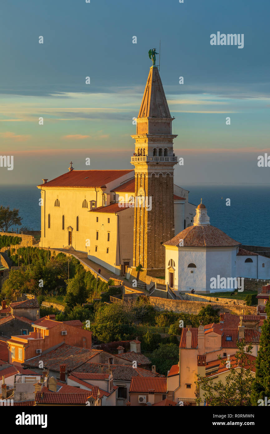 Piran church hi-res stock photography and images - Alamy