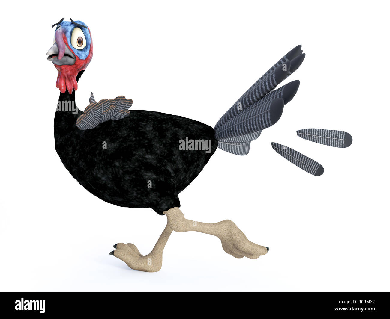 Animated Turkeys Running