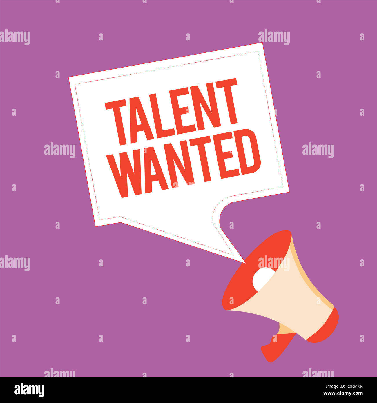 Text sign showing Talent Wanted. Conceptual photo Hiring for specific ...