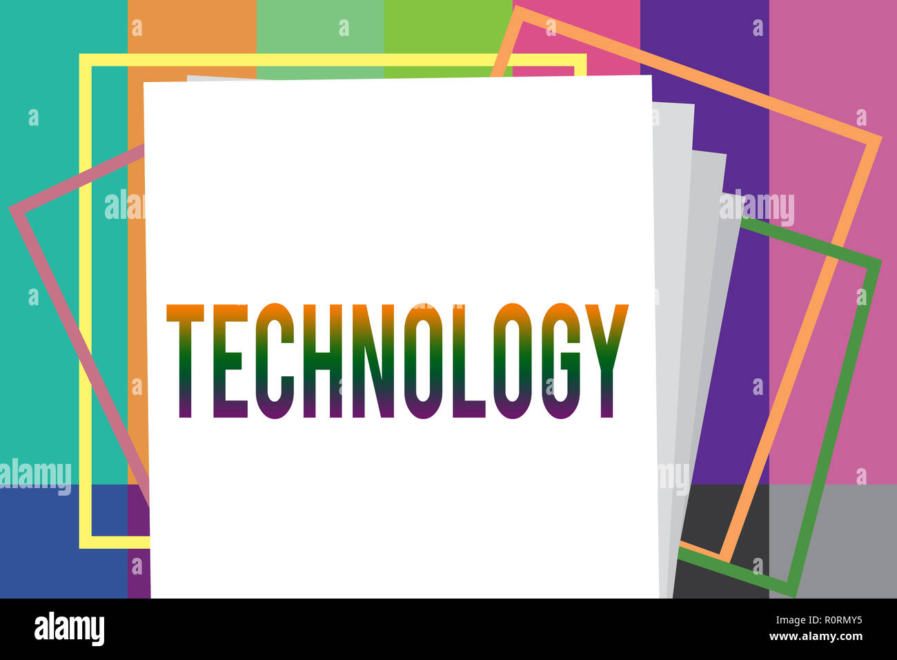 Word writing text Technology. Business concept for Application of ...