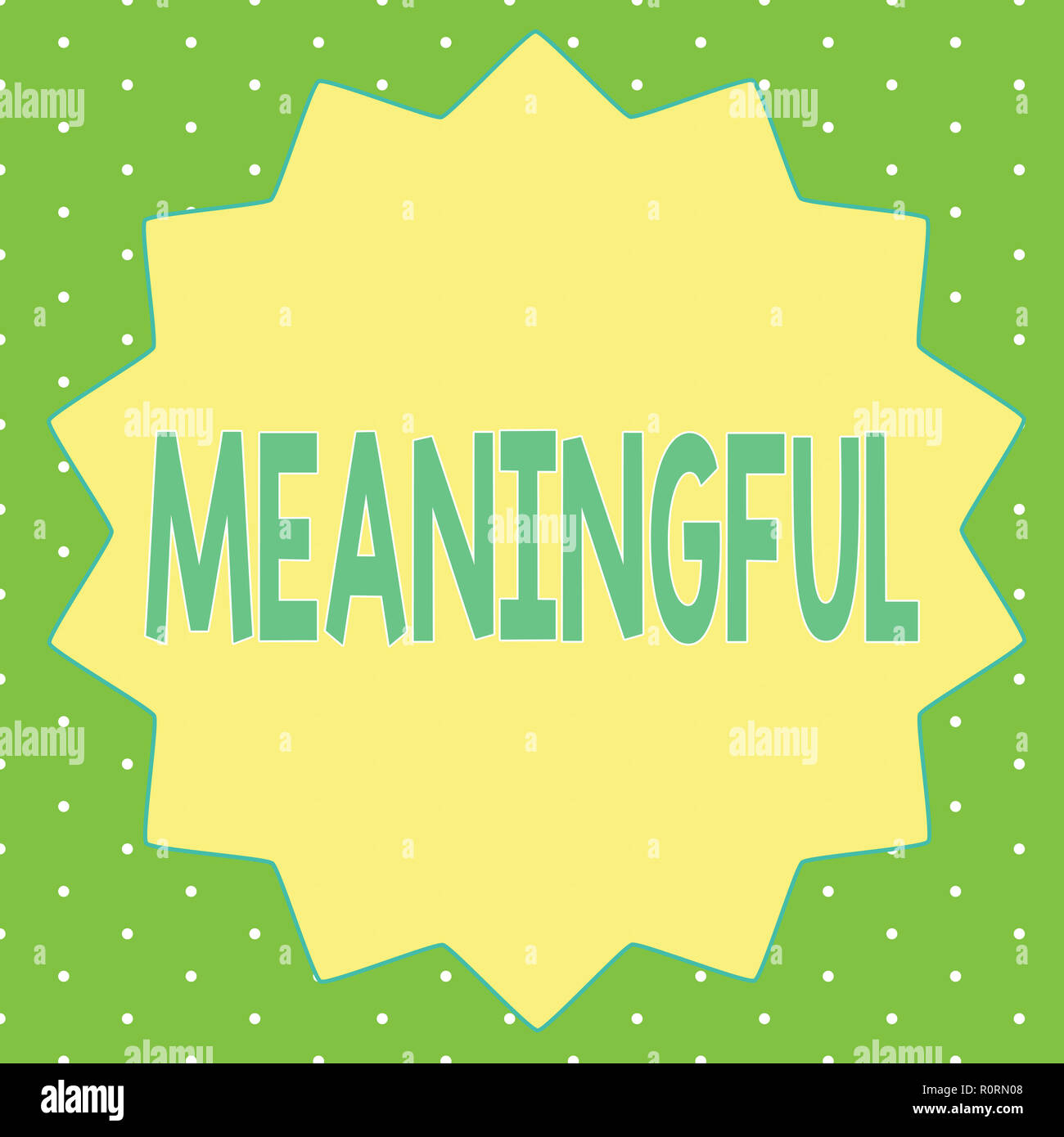 Word writing text Meaningful. Business concept for Having meaning ...