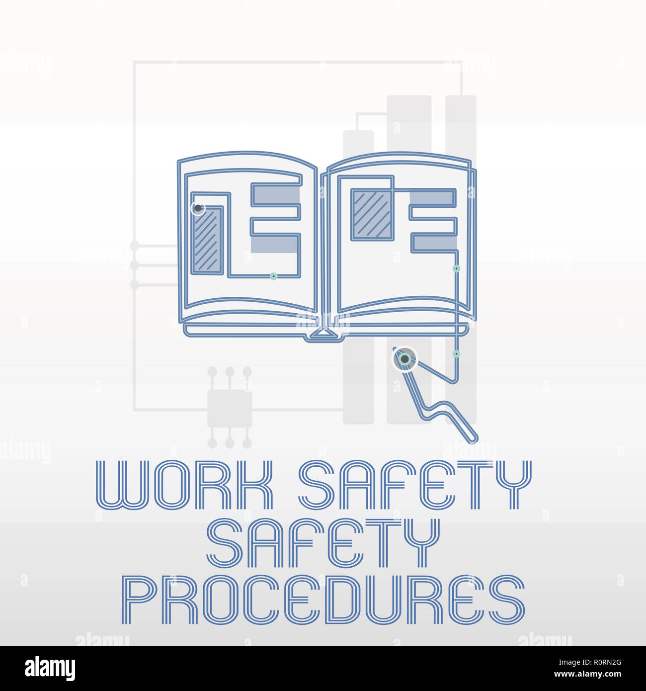 Handwriting text writing Work Safety Safety Procedures. Concept meaning ...