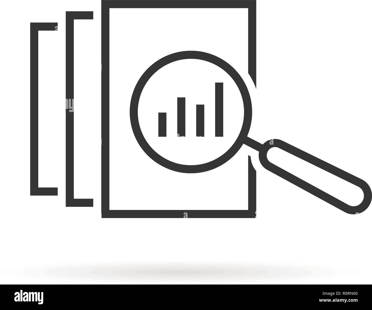 black thin line assessment logo Stock Vector Image & Art - Alamy